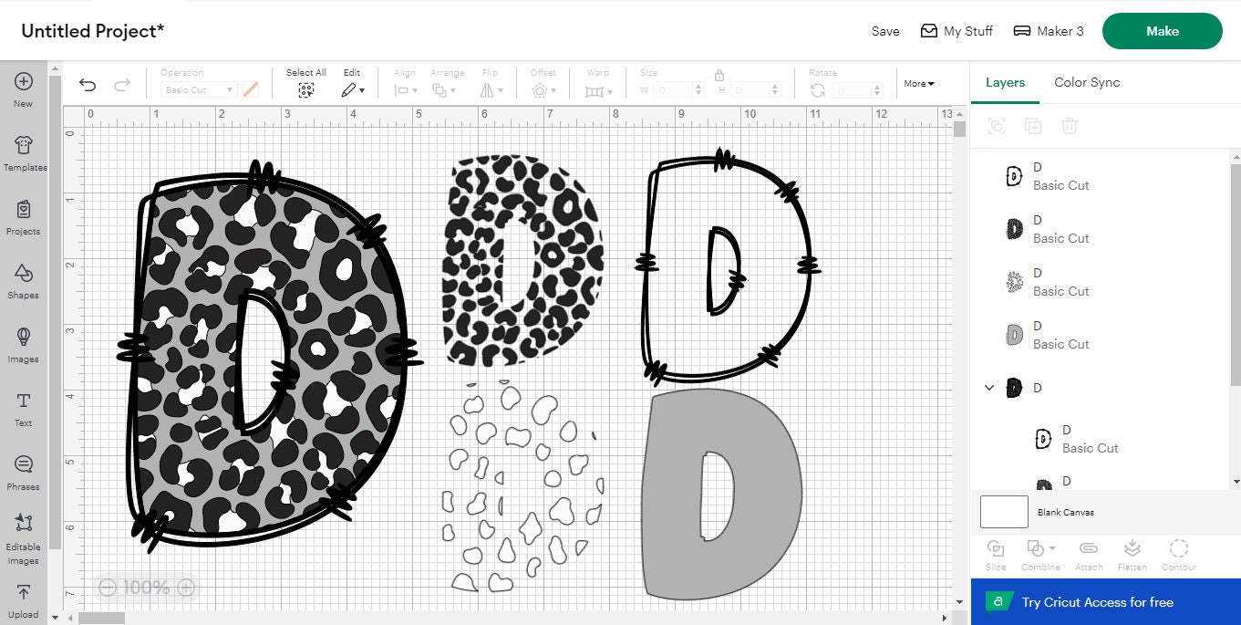 Leopard Doodle Alphabet Letters SVG PNG, Doodle Leopard Font Svg Png ...