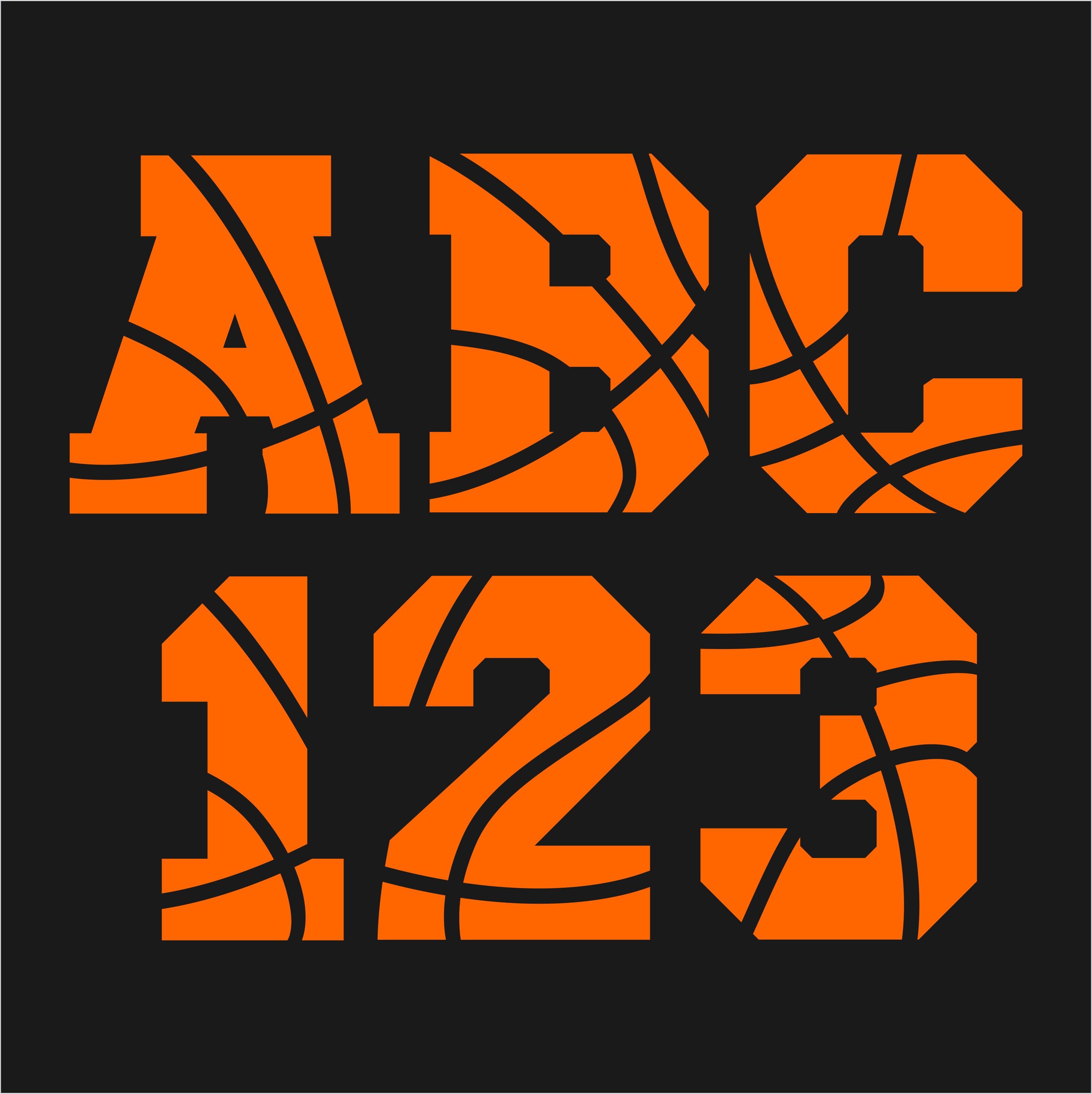 Basketball Font OTF Basketball Font Svg Sports Font - Etsy Australia