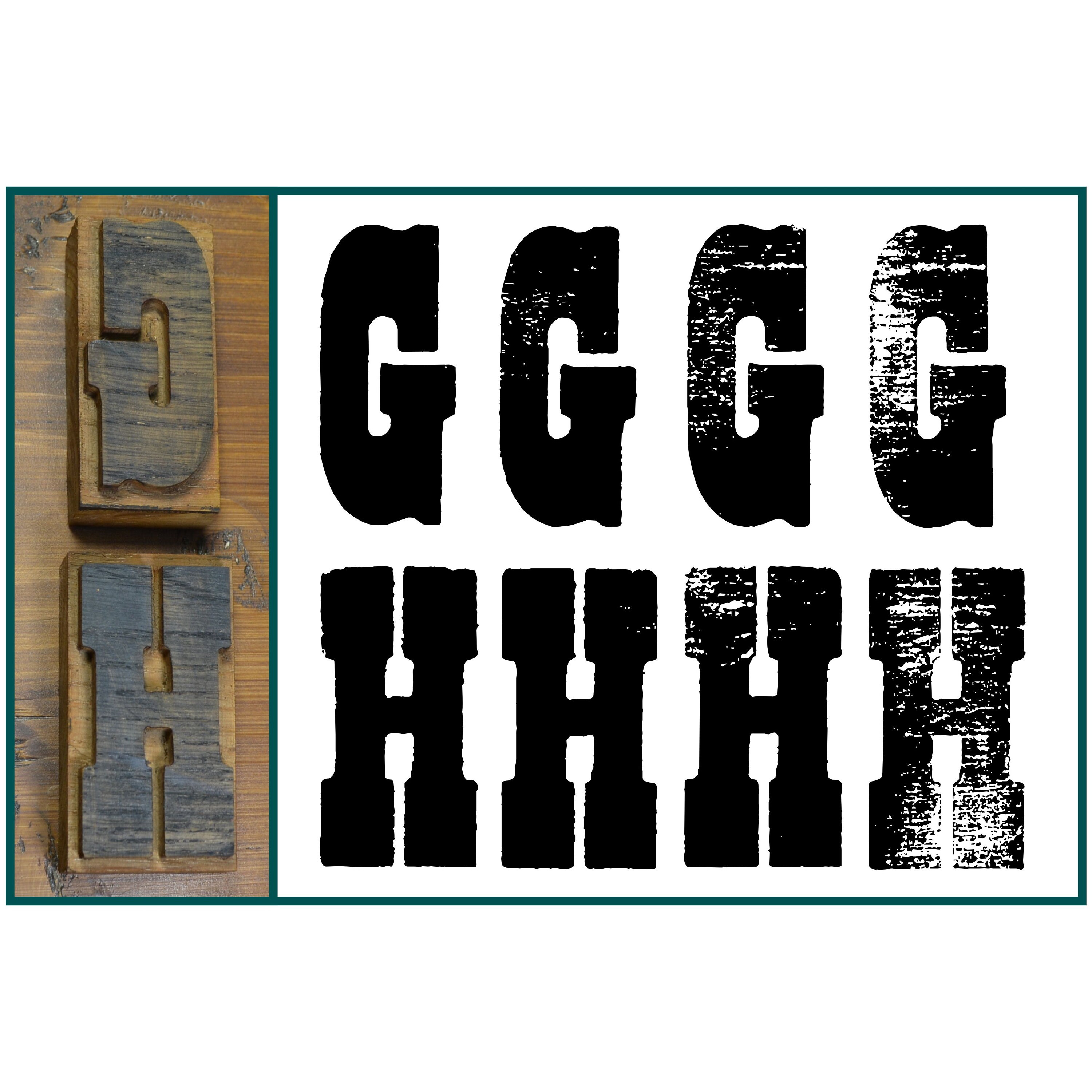 Bear Bar Letterpress Font Worn Font, Western Font Ttf, Cowboy Font ...