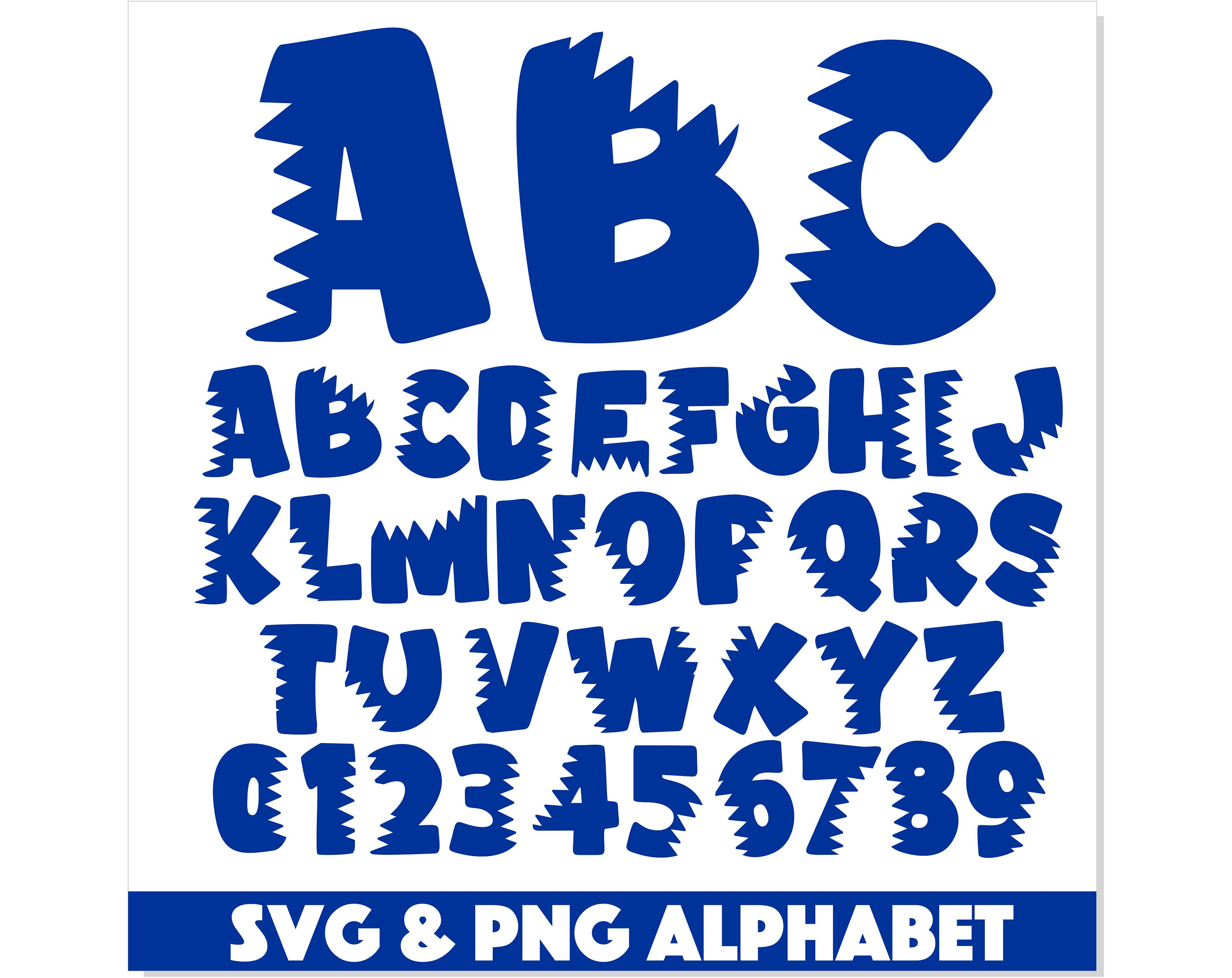 Shark Bite Font TTF SVG PNG, Shark Font Ttf, Shark Teeth Font, Shark ...