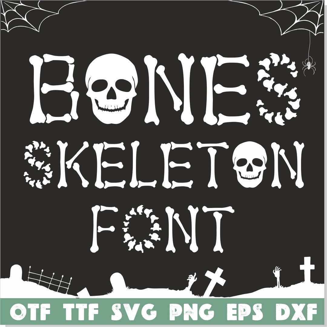 Bones Font Otf Bones Font Svg Png Halloween Font Svg Pirate - Etsy ... Bones Font Otf Bones Font Svg Png Halloween Font Svg Pirate - Etsy ...