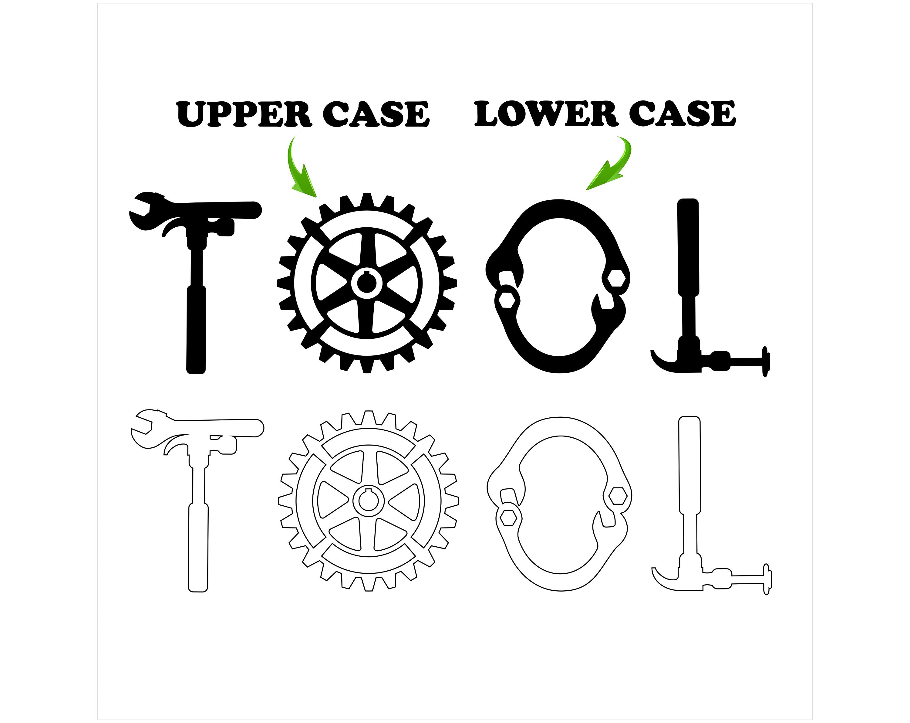 Tool Font TTF SVG PNG Mr Fix Font Otf, Tools Alphabet, Tool Letters, Mr ...