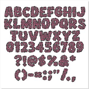 5 Set Leopard Doodle Alphabet Letters SVG PNG Bundle, Doodle Leopard ...