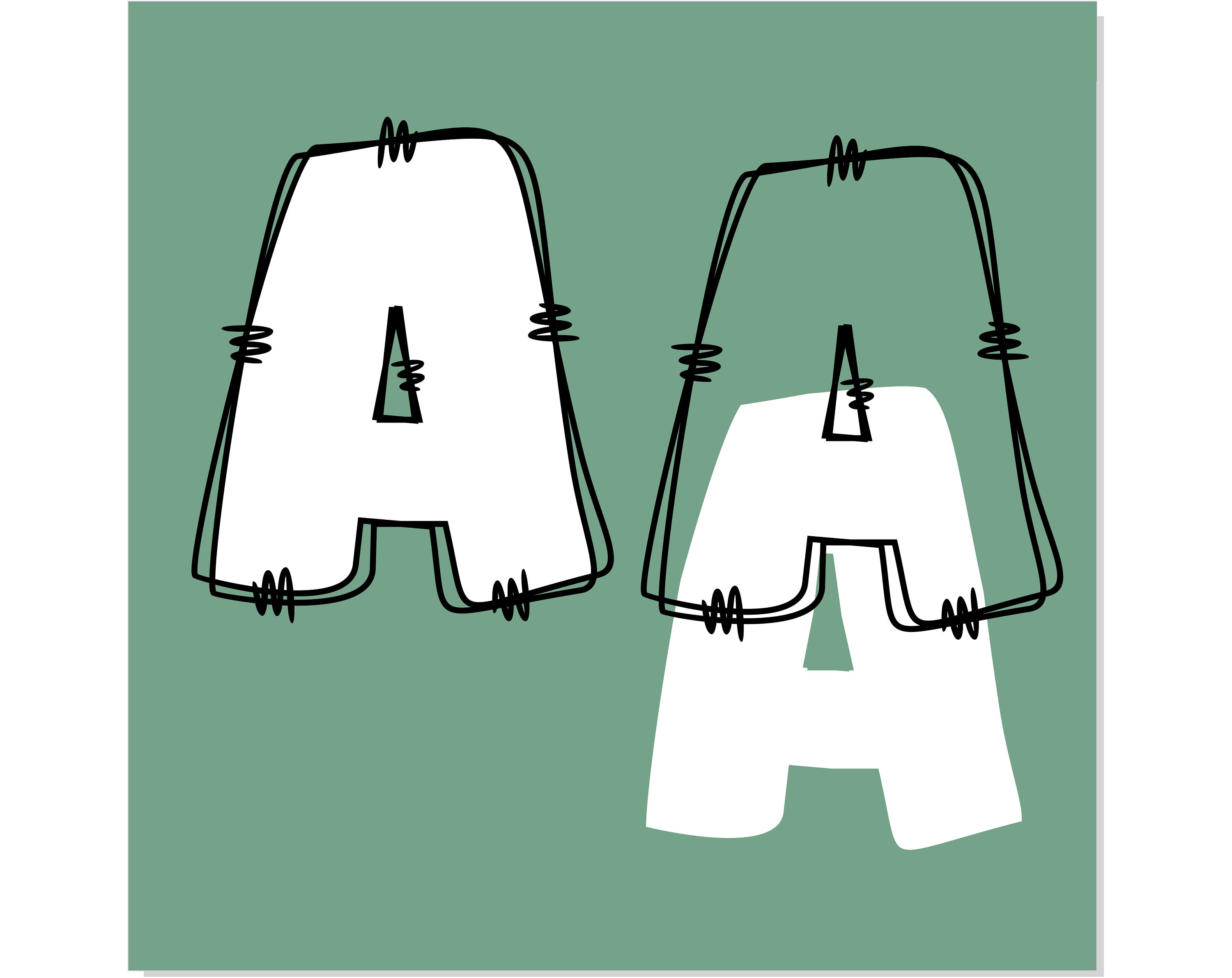 Doodle Font SVG TTF, Doodle Font Png, Doodle Letters Svg, Doodle ...