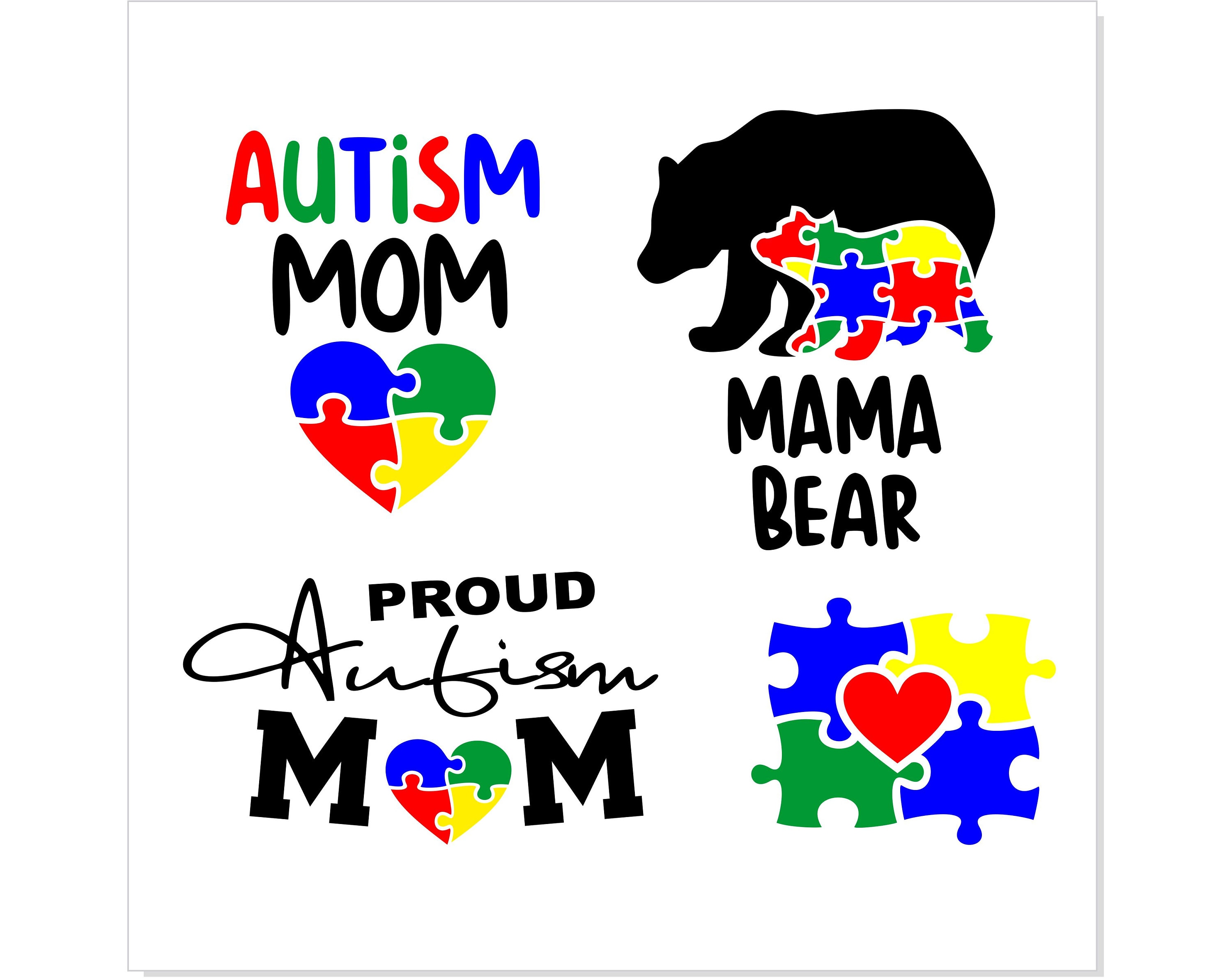 Autism SVG PNG Bundle | Autism Puzzle Font Ttf Svg, Autism Png, Autism ...