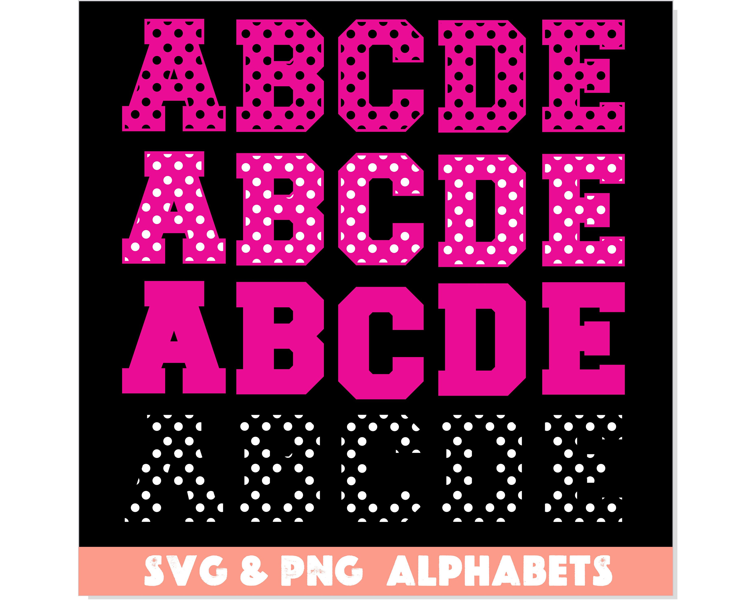 Polka Dot Font TTF, Polka Dot Font Svg Layered, Polka Dot Font Png ...