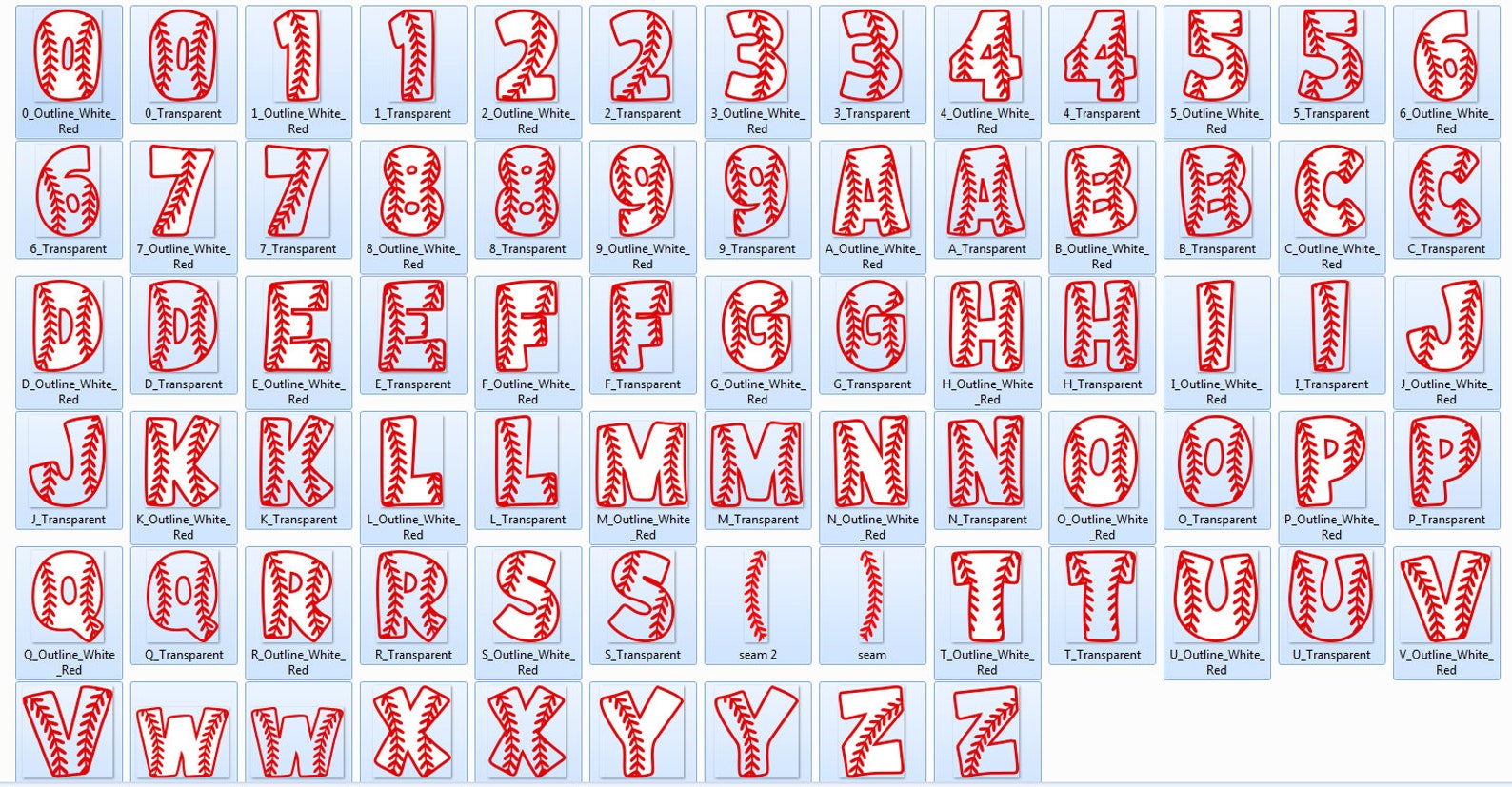 Baseball Font With Stitches TTF SVG PNG, Kids Sports Font, Baseball ...