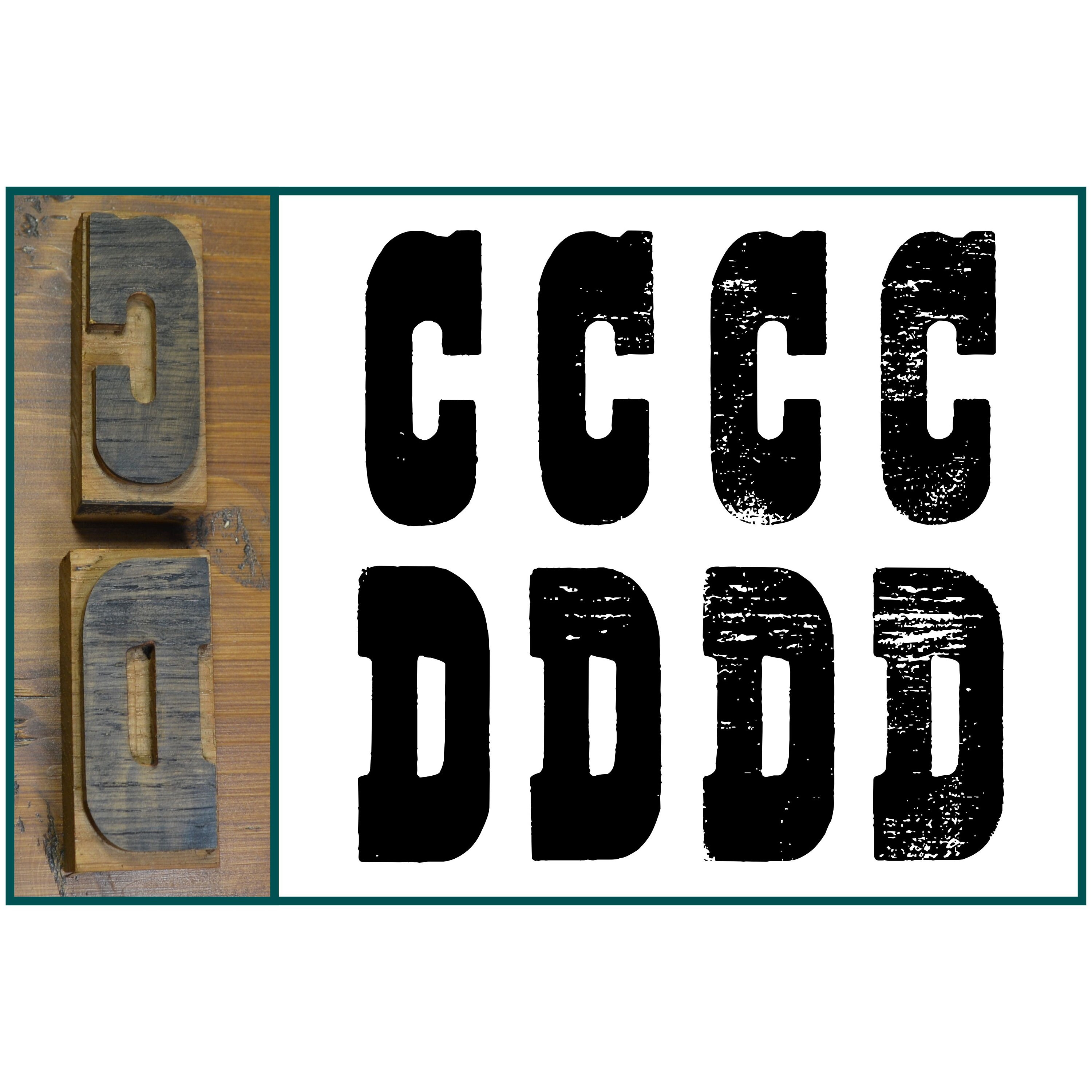 Bear Bar Letterpress Font Worn Font, Western Font Ttf, Cowboy Font ...