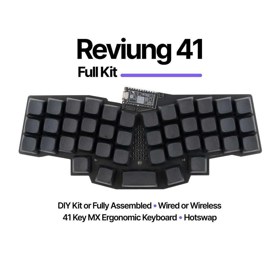 Reviung 41 Keyboard Kit in Black - Etsy