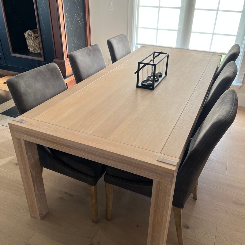 White Oak Dining Table - Etsy