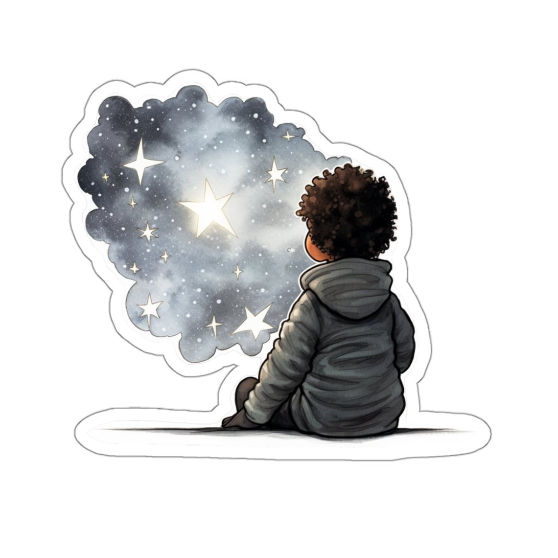 Black Boy Joy Vinyl Sticker , Inspirational Stickers Black Art, Black ...