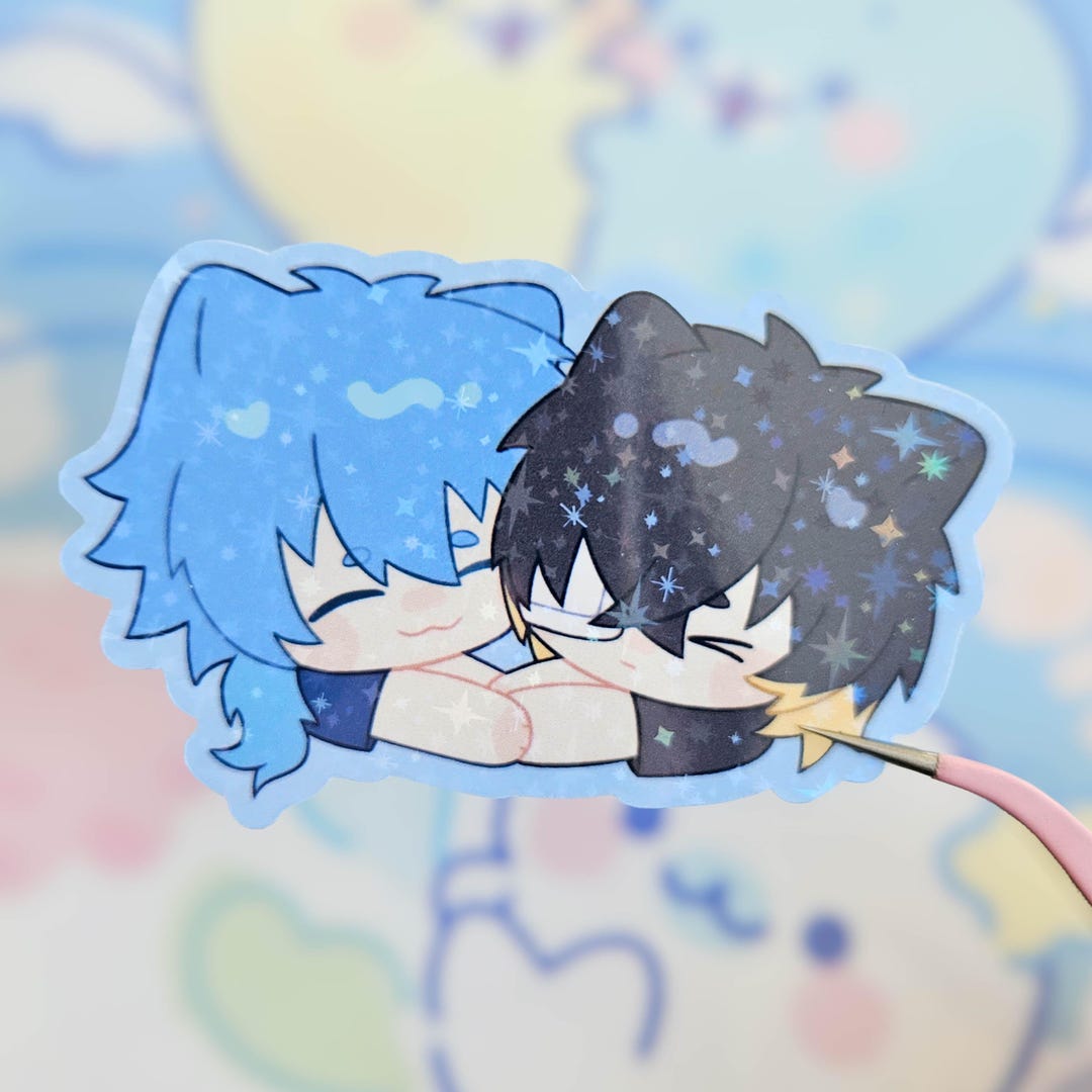 Towa Aoba Hug Sticker - Etsy