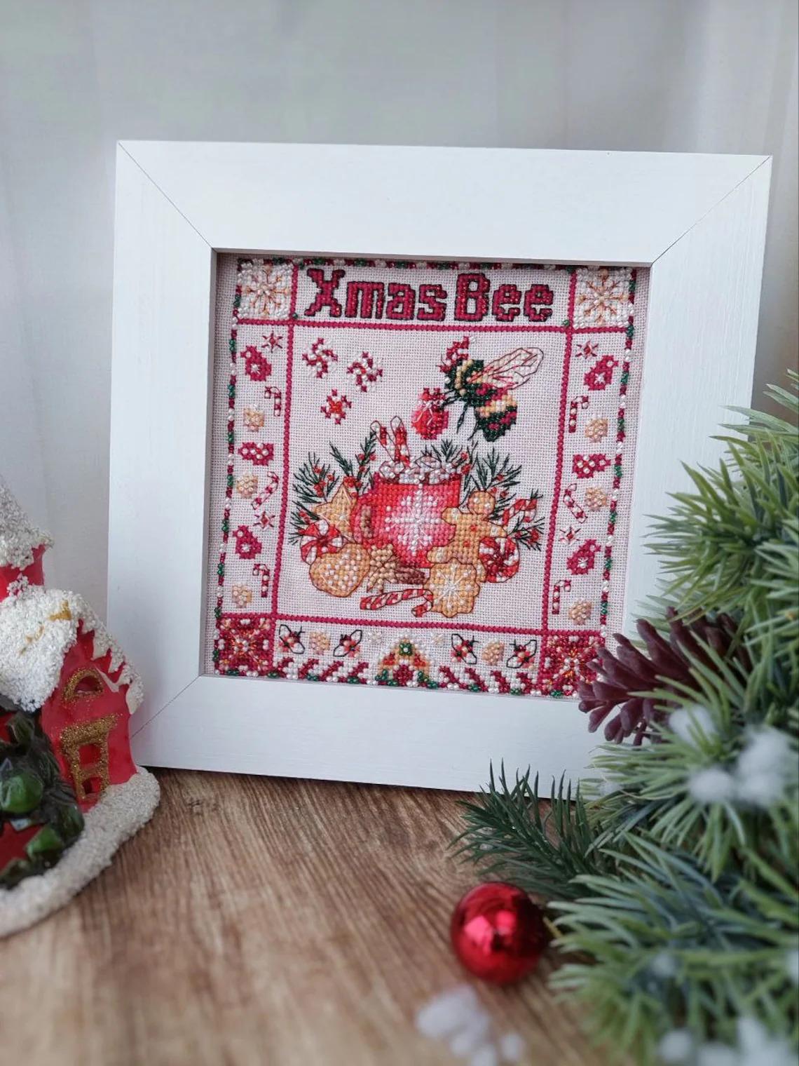 Xmas Bee by Zulifa Bee Helpers - PDF Instant Download Pattern - DIGITAL ...