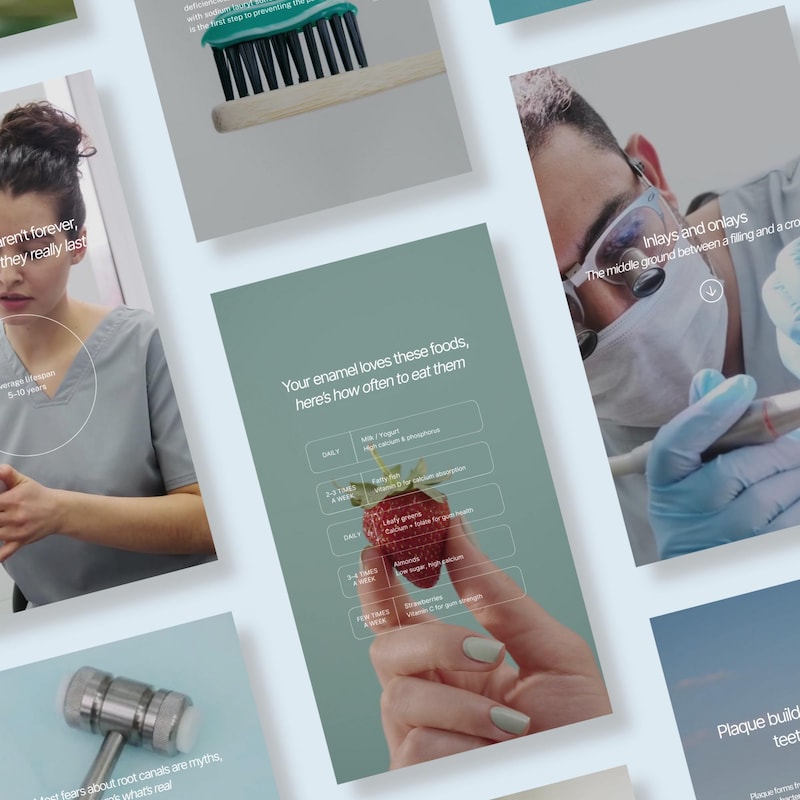 Teal Instagram Templates - Etsy