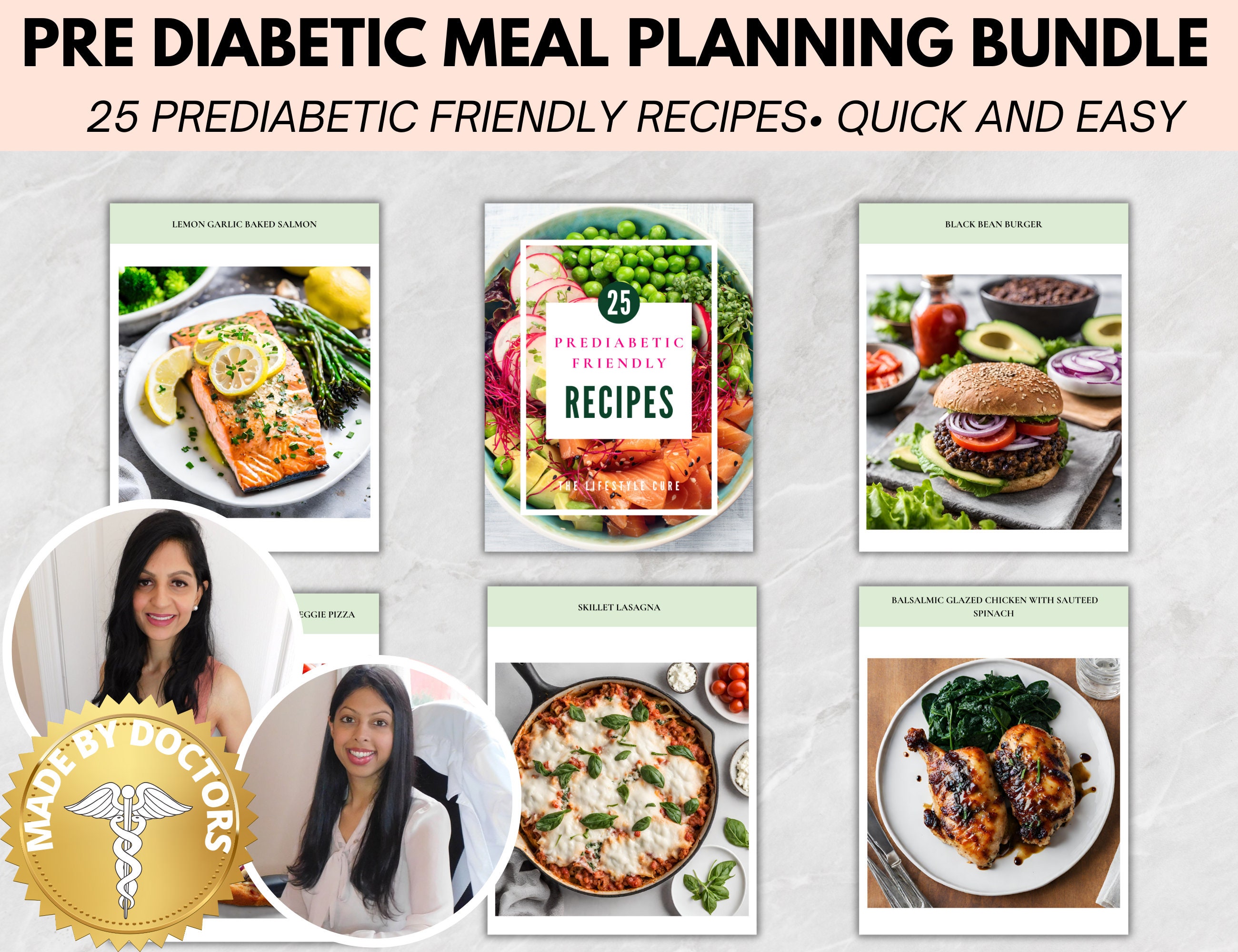 Doctor Made Prediabetic Meal Plan for Pre Diabetes Diet, Pre Diabetic ...