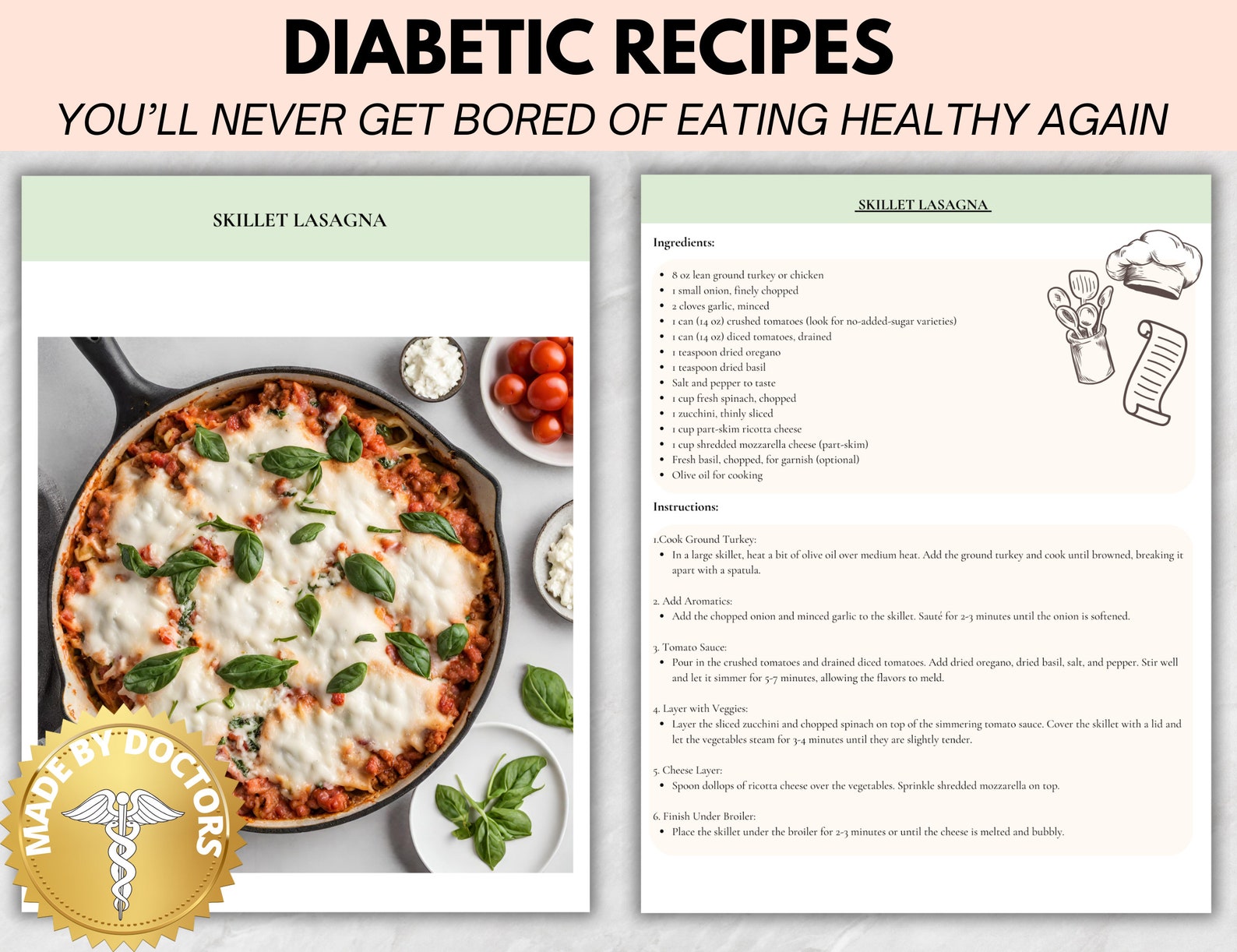 25 Diabetic Recipes: Doctor Made Meal Plan (digital Download) - Etsy Canada