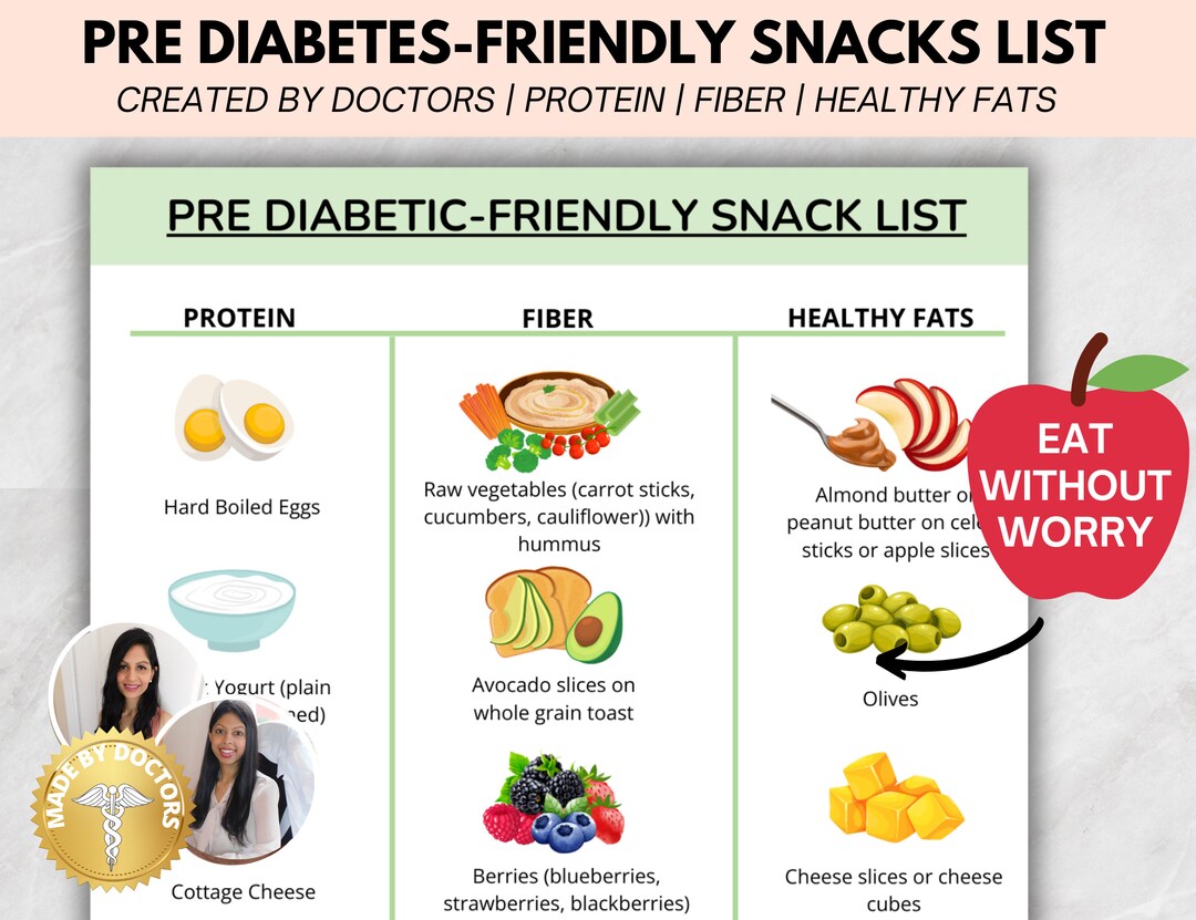 Doctor Made- Pre Diabetes Snack Ideas, Low Carb Snack List to Eat for ...