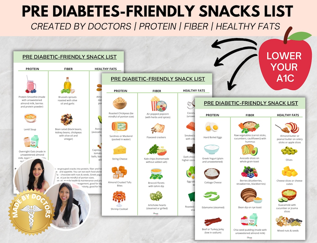 Doctor Made Pre Diabetes Snack Ideas, Low Carb Snack List to Eat for ...