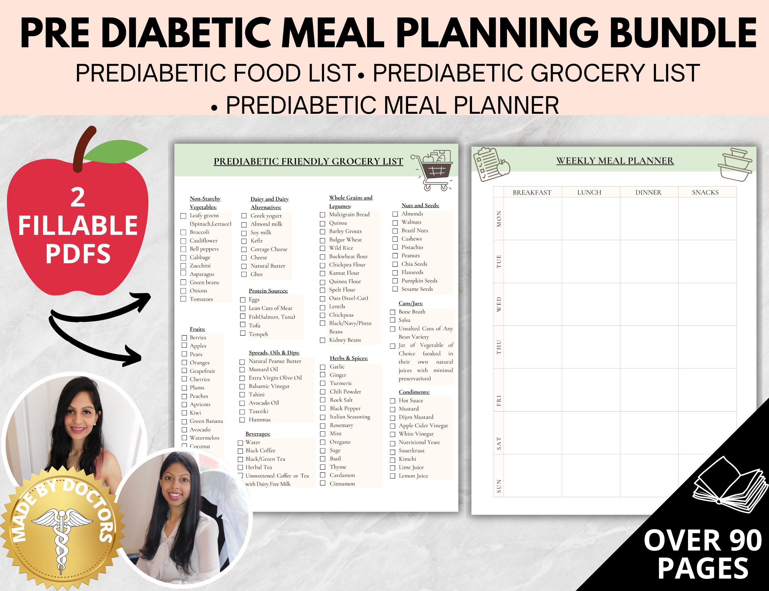 Doctor Made- Prediabetic Meal Plan for Pre Diabetes Diet, Pre Diabetic ...