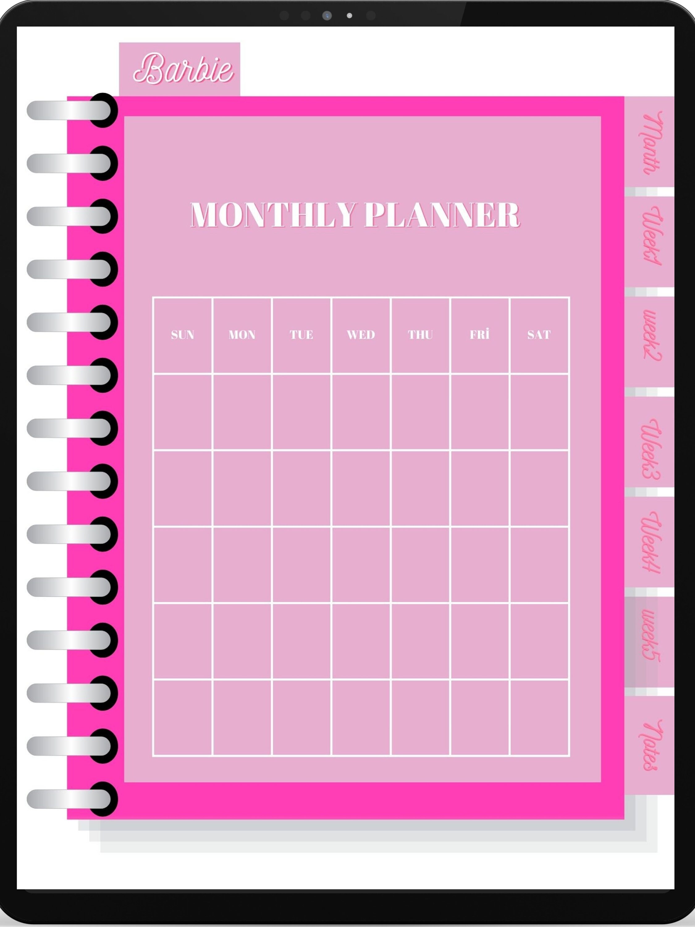 Undated Goodnotes Digital Planner Digital Montly Planner - Etsy