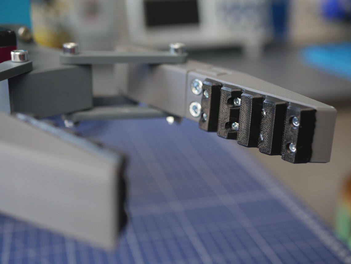 3D Printable Robot Gripper With DS3225 Servo - Modular Adjustable ...