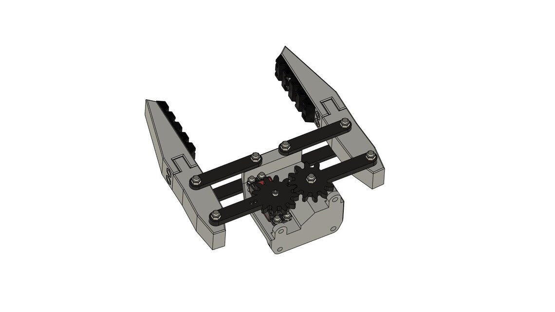 3D Printable Robot Gripper With DS3225 Servo - Modular Adjustable ...