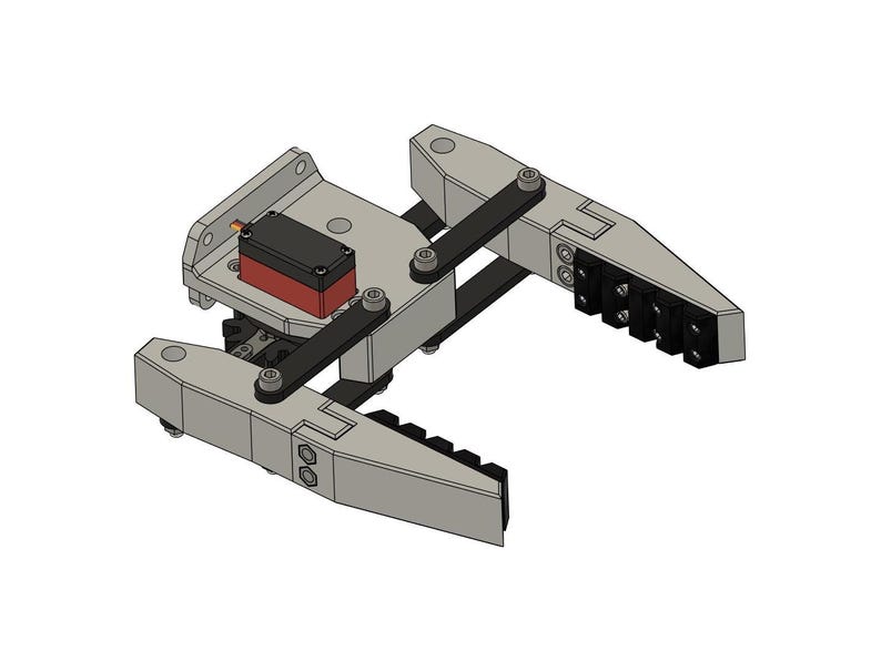 3D Printable Robot Gripper With DS3225 Servo - Modular Adjustable Design - Etsy
