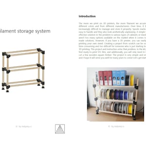 DIY Modular Filament Storage System - 3D Printed - Etsy