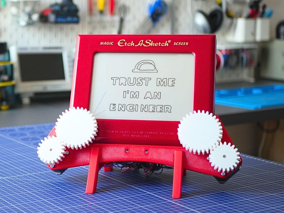 Etch A Sketch CNC Conversion DIY Plotter - Build Instructions - Etsy
