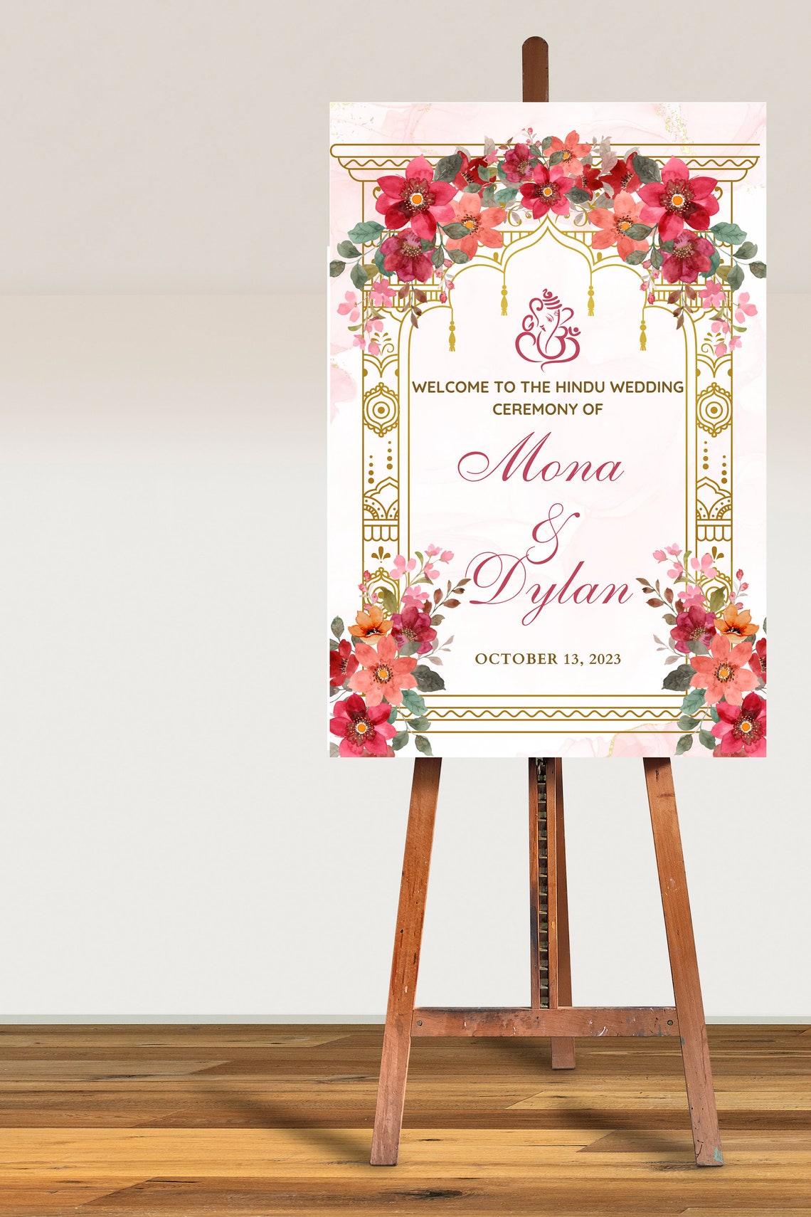 Indian Welcome Sign, Desi Welcome Sign, Wedding Sign, Hindu Wedding ...