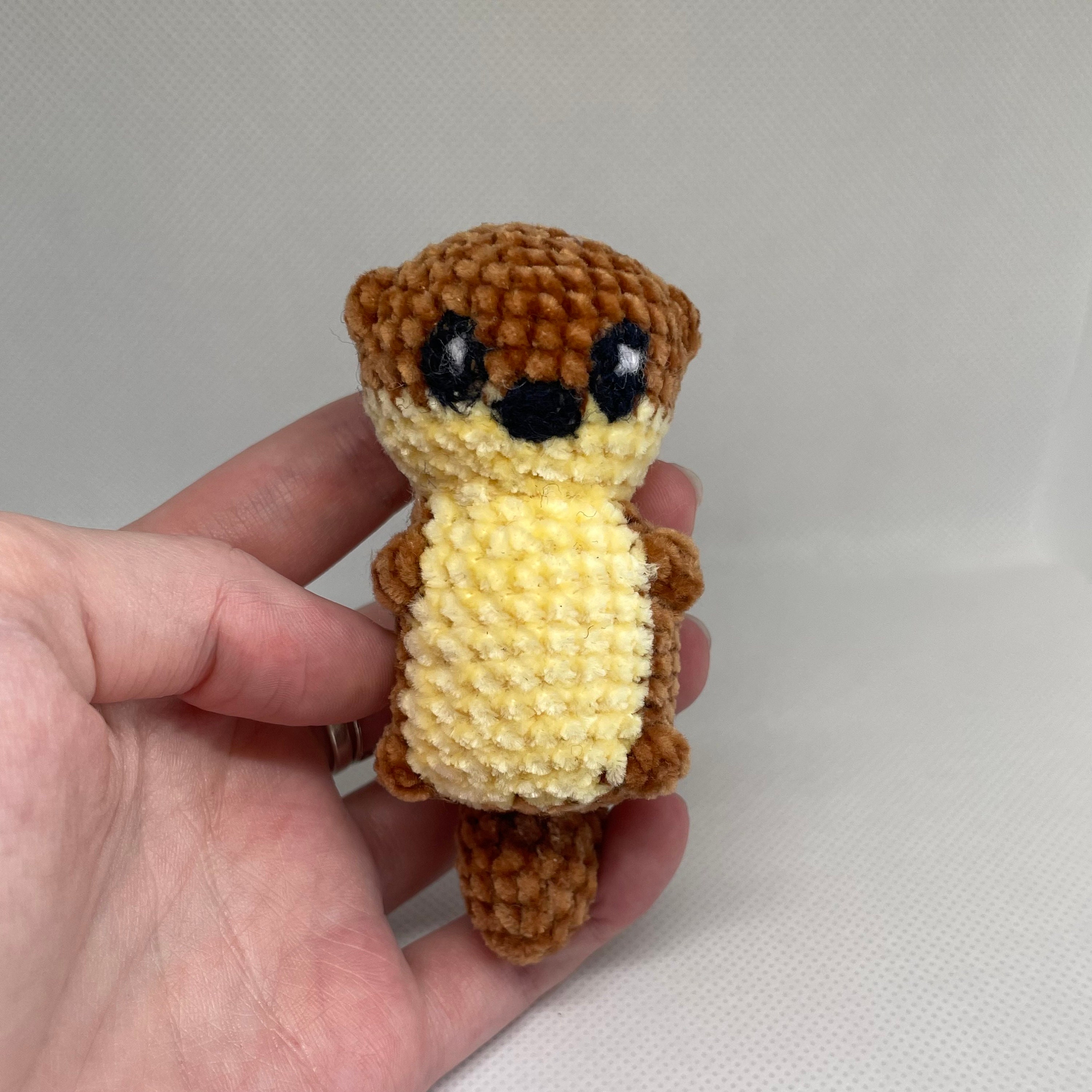 Adorable No-sew Crochet Otter Pattern, Easy One Piece DIY Sea Animal ...