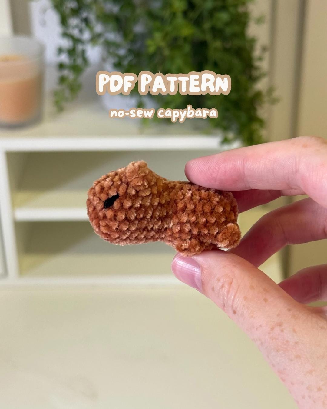 Crochet Capybara Pattern No Sew Amigurumi Capybara Pattern (PDF ...