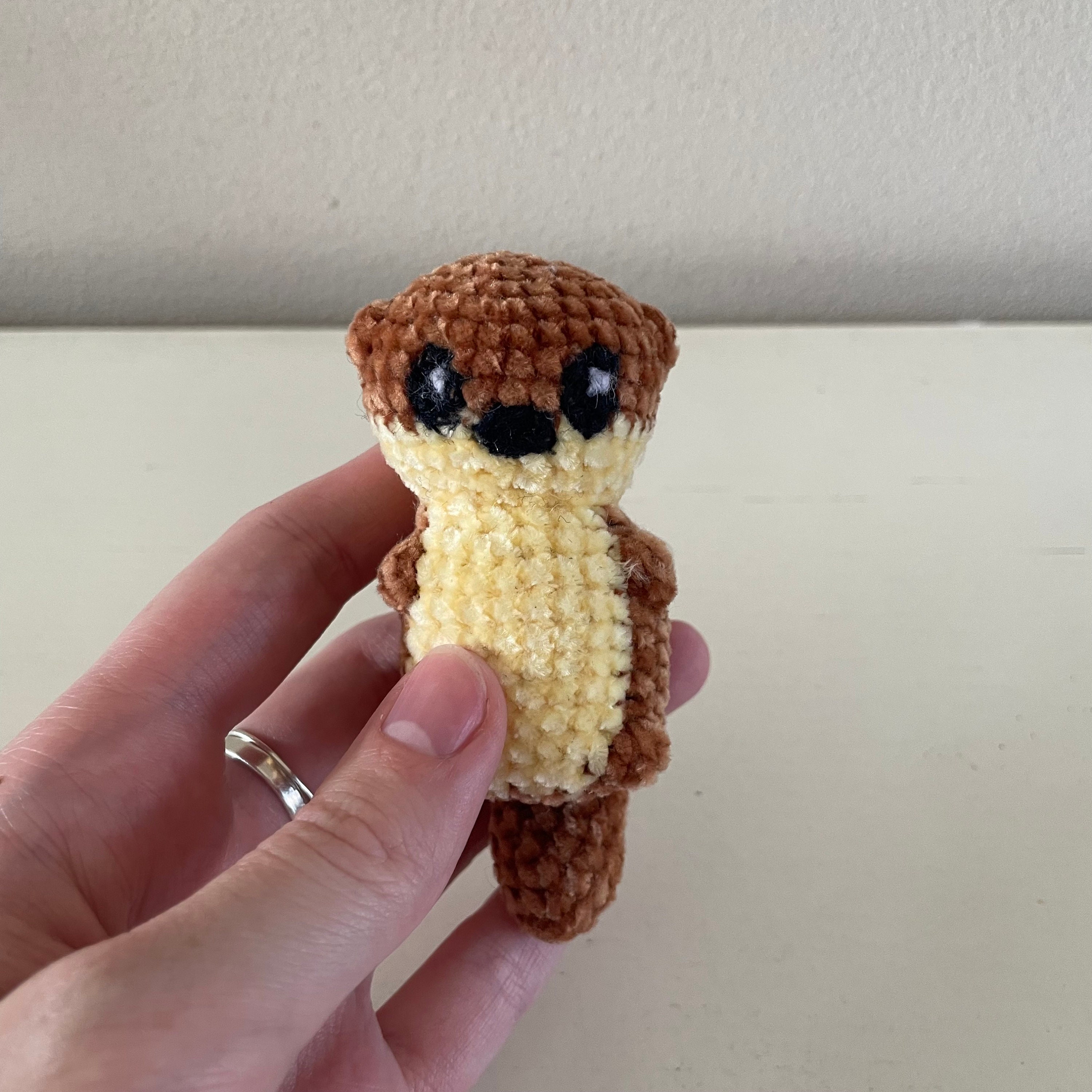 Adorable No-sew Crochet Otter Pattern, Easy One Piece DIY Sea Animal ...