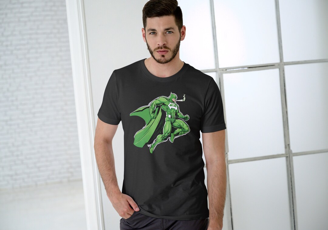 The Real Botman Marajuana Superhero Cannabis 420 Weed T-shirt Comic ...