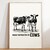 Farm Animals Print, Domestic Animals Poster, Modern Farmhouse Wall Art ...