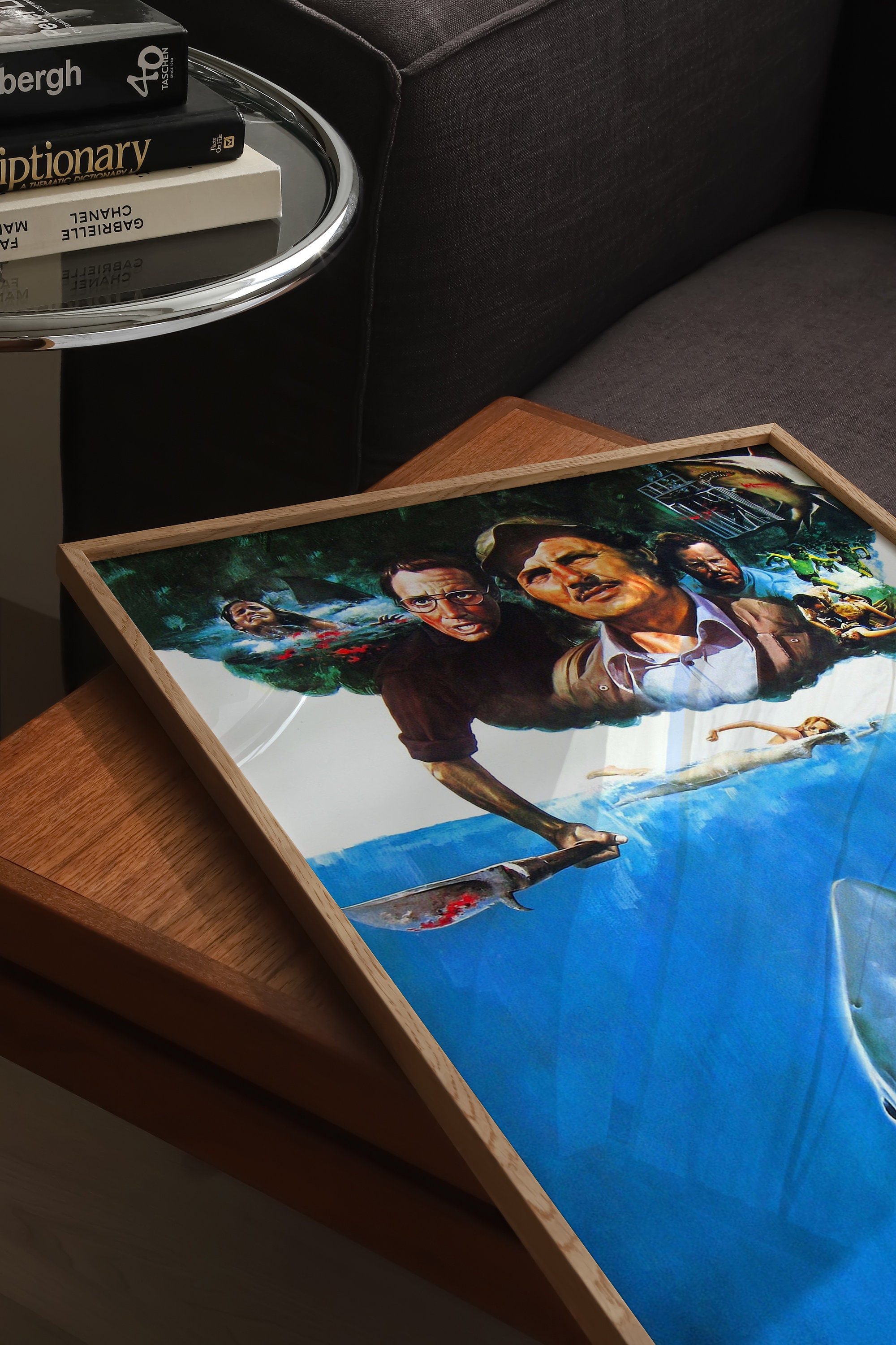 Vintage Jaws Poster Jaws 1975 Retro Print Horrow Movie Poster Jaws