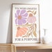 Retro Floral Christian Print, Psalms Bible Verse, Boho Decor (digital ...