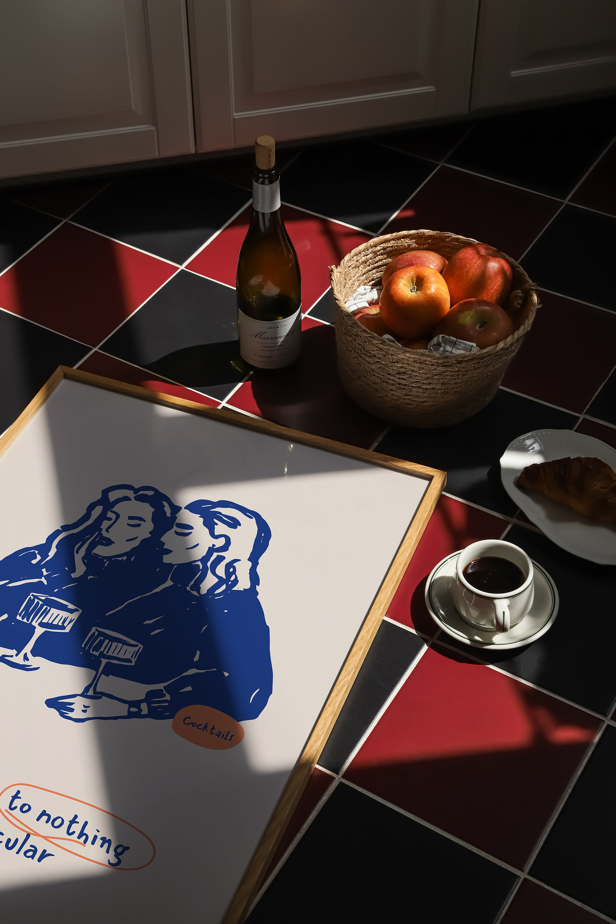 Let's Drink to Nothing in Particular Print, Retro Cocktail Print, Funky ...