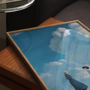 Howl's Moving Castle Poster, Sophie and Howl Art, Anime Decor, Anime ...