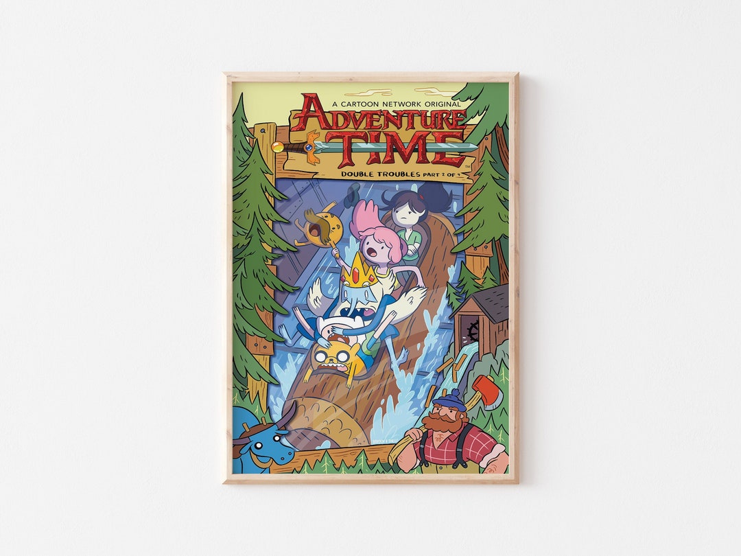 Finn the Human and Jake the Dog Art Print, Birthday Gift Ideas, Gift ...