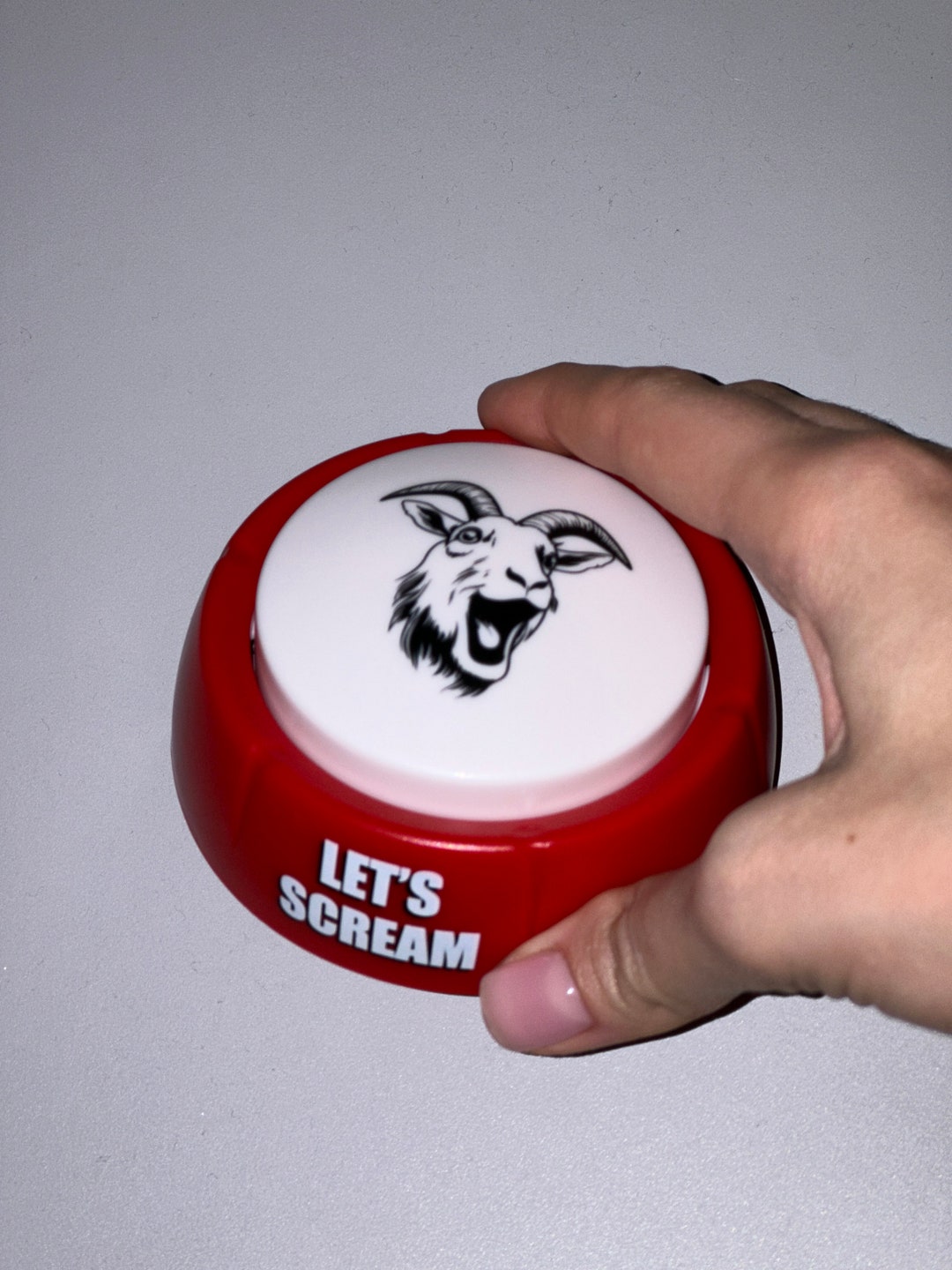 Screaming Goat Figure Meme Desk Toy Figurine With Button Makes - Etsy