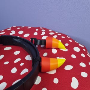 3D Printed Candy Corn Horns for Headset, Cosplay Troll Horns - Etsy