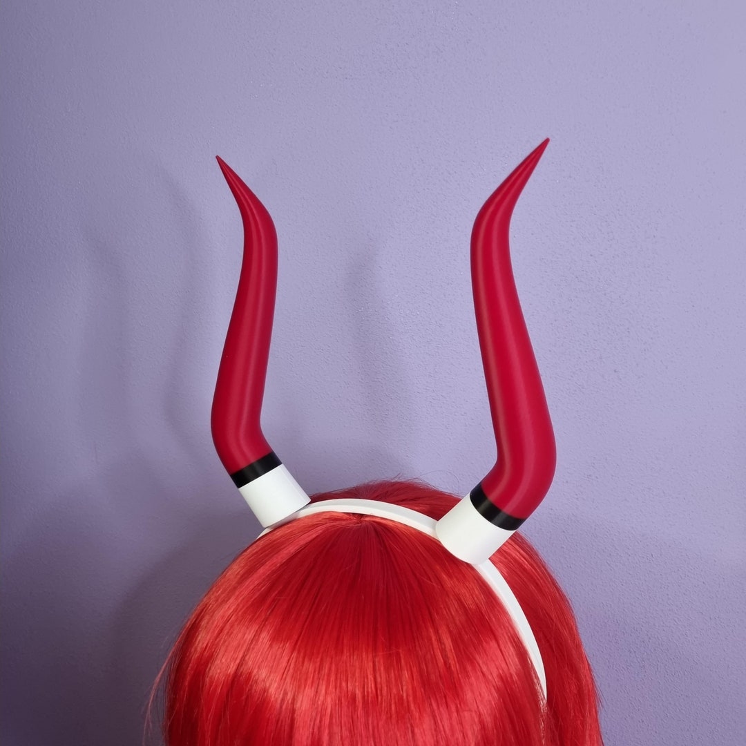Lucifer Cosplay Horns With a Headband, 3d Printed Hell Hotel Cosplay ...