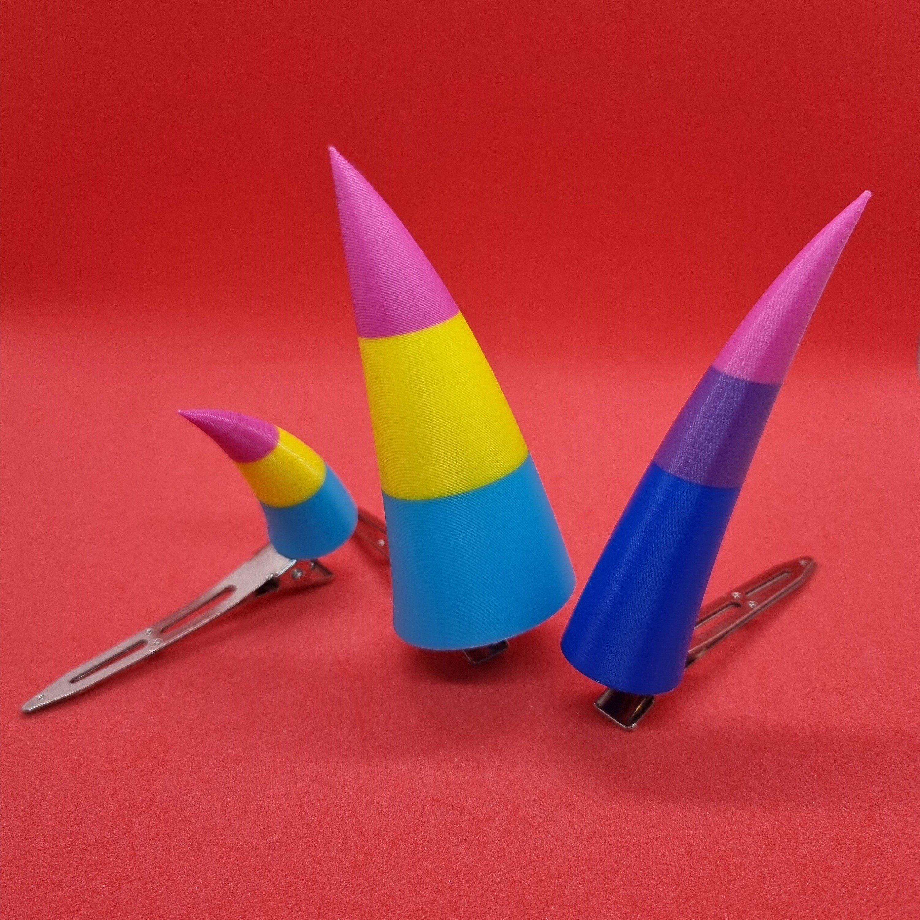 Pride Lgbtq Flags Themed Horns Accessory With Headband and Hairclips ...