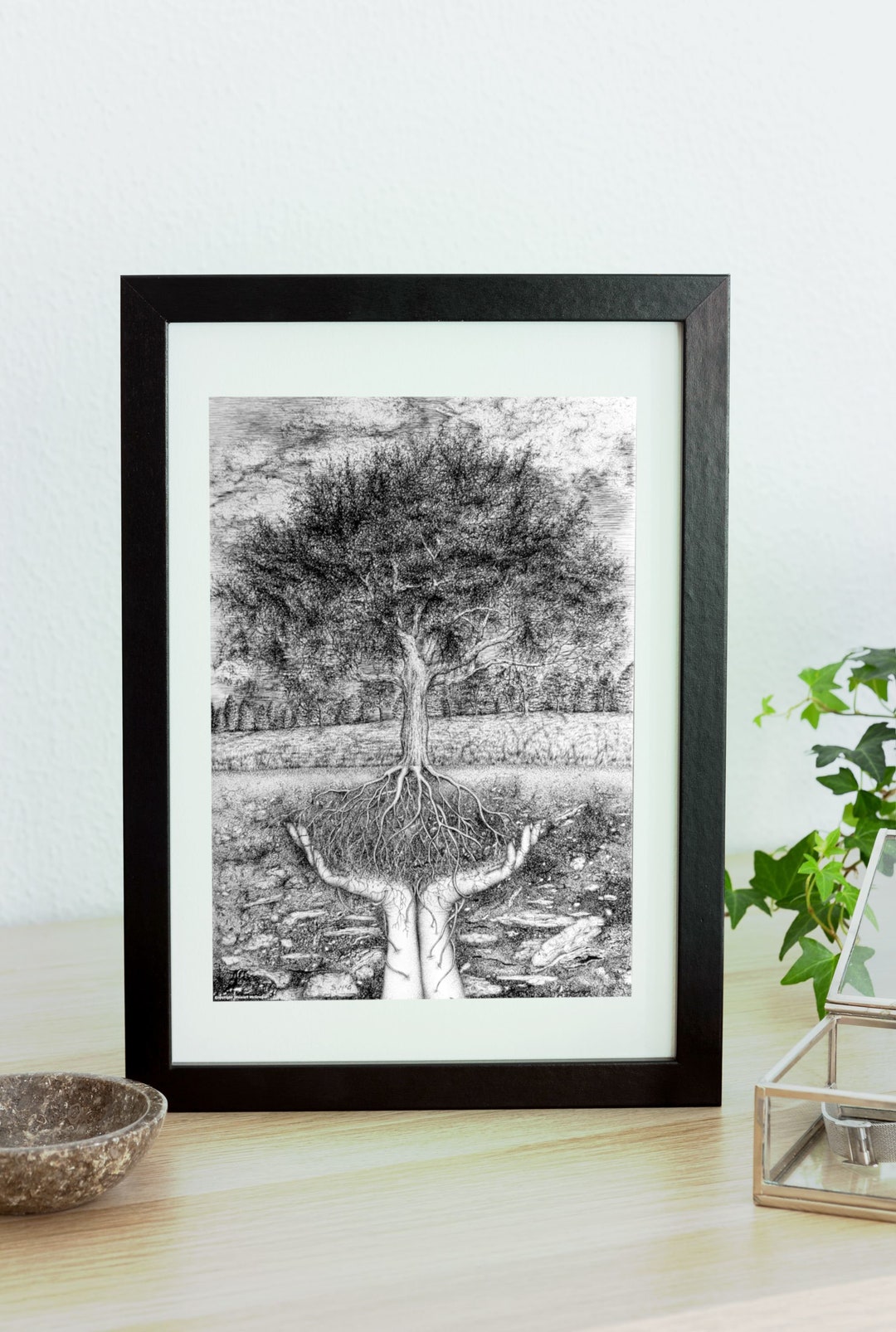 Tree of Life Print, Cycle of Life Art Print, Pagan Art, Symbolic Art ...