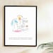 Personalized Dishwasher Loading Cartoon Print: Funny Kitchen Art Gift ...