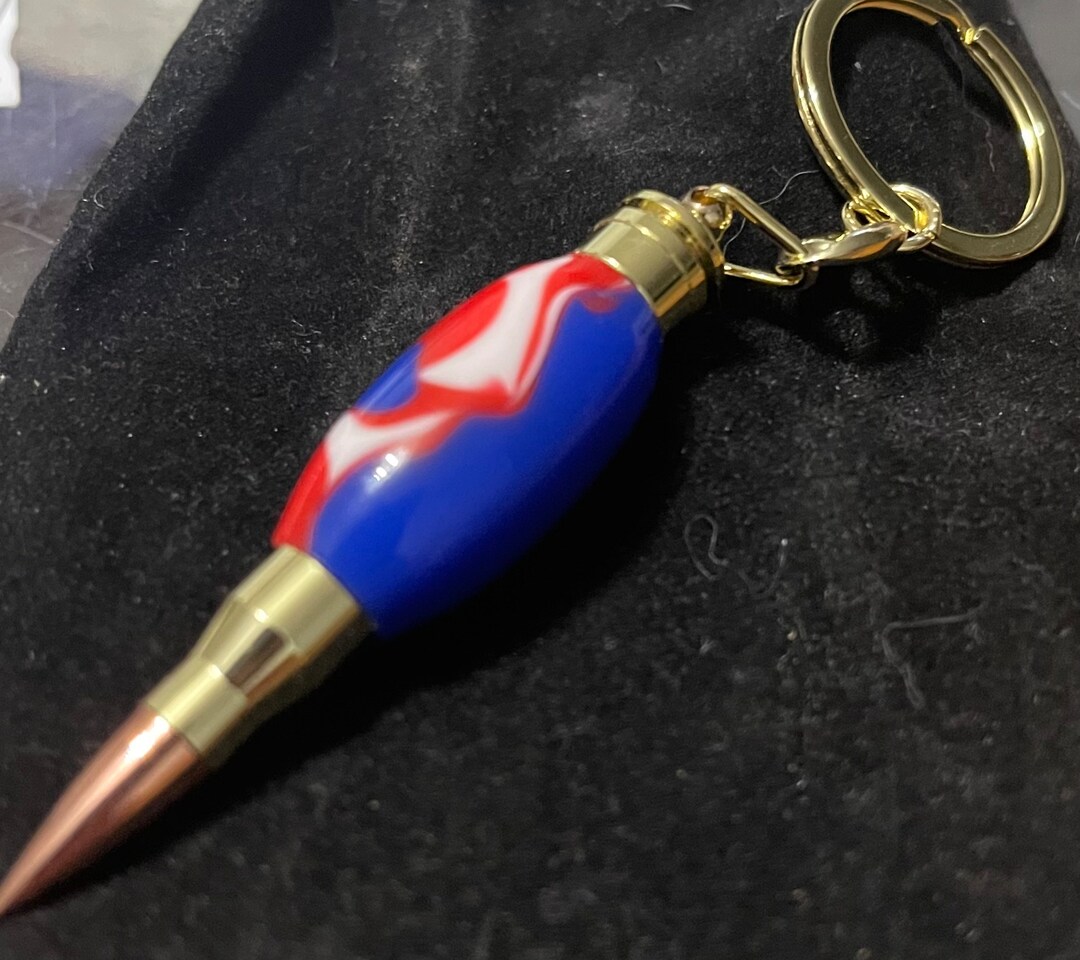 Patriotic Key Chain - Etsy