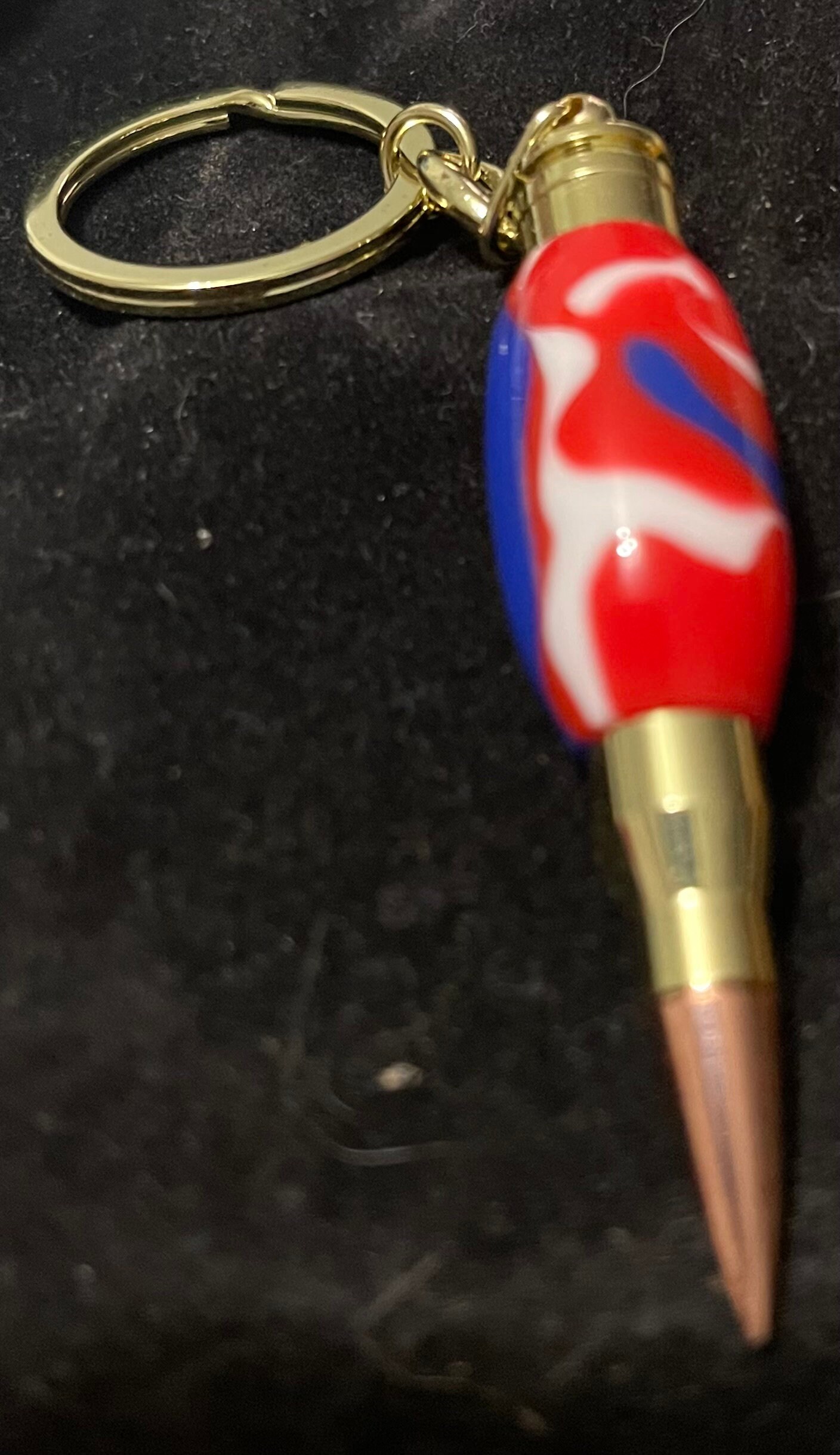 Patriotic Key Chain - Etsy