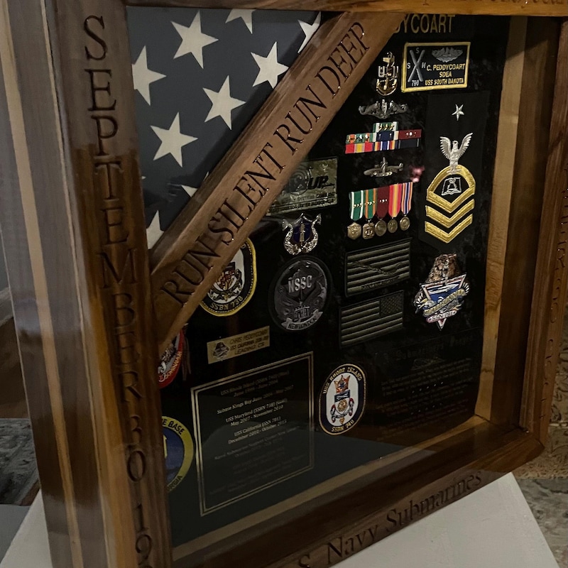 Military Uniform Shadow Box - Etsy