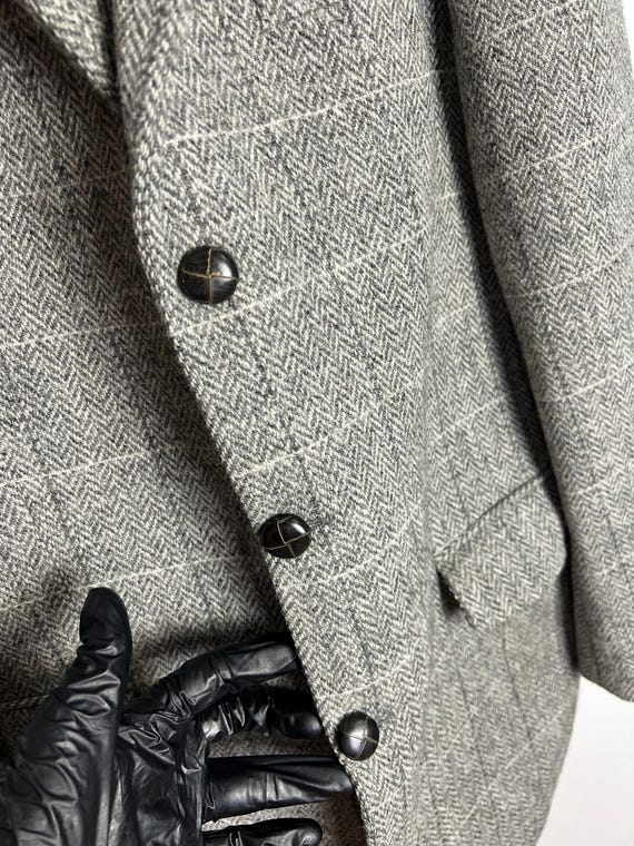 Vintage Harris Tweed Barutti Blazer Jacket Checkered - Gem